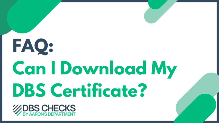 FAQ: Can I Download My DBS Certificate Online? - Employment Tools by ...